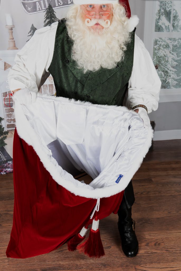 Santa Toy Bag - Pillowcase Style Red Velvet 26 - Pro Santa Shop