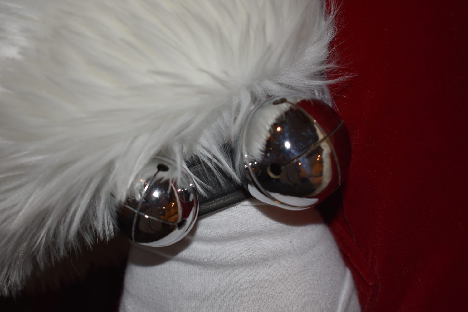 Santa Wrist Bells Set of 2 Silver Leather 11.5” - Pro Santa Shop