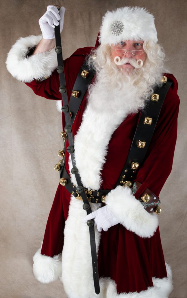 Santa Sleigh Bells on Reins Black Leather 6′ 10 Bells With Buckle | Pro ...