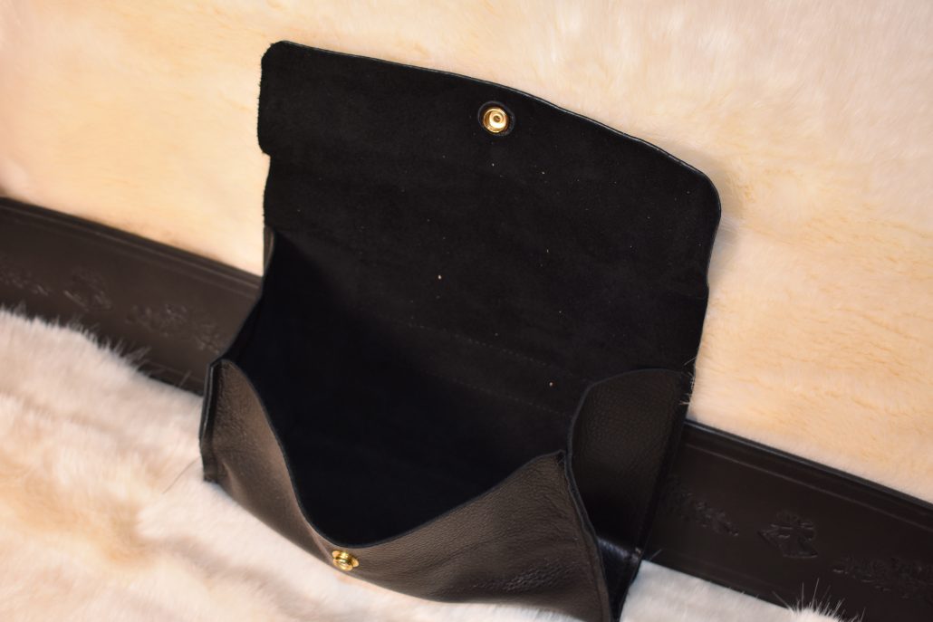 Black Soft Leather Belt Pouch | Pro Santa Shop