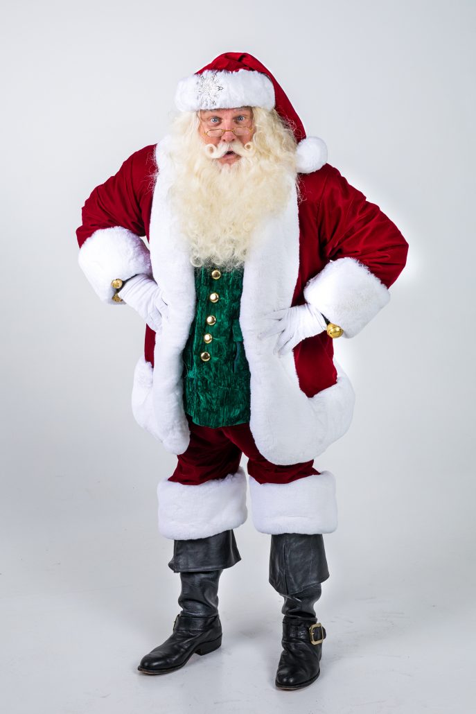 Continental Coat in Scarlet with Faux Rabbit Fur - Pro Santa Shop