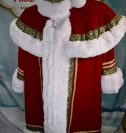 Traditional Santa Suit with Polar Bear Plush fur - Pro Santa Shop